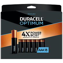 Duracell Optimum Alkaline Batteries AAA | Walgreens