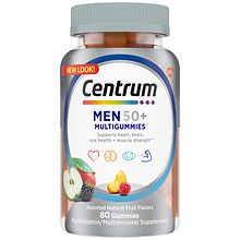 Centrum Men 50+, Multivitamin & Multimineral Gummies Assorted Fruit ...