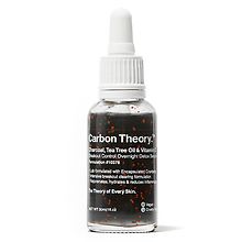 Carbon Theory Charcoal, Tea Tree Oil & Vitamin E Overnight Detox Serum ...