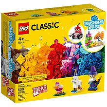 Lego Classic CreativeTransparent Bricks 11013 500 piece Multi-Color ...