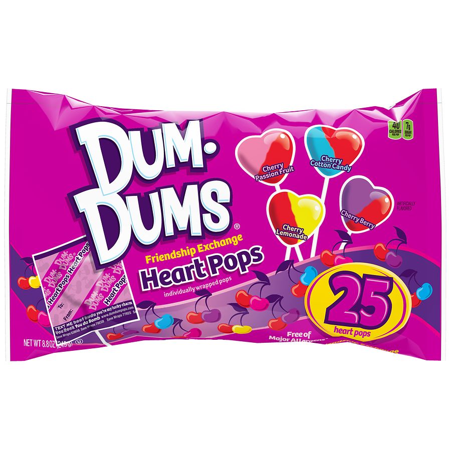 Dum Dums Heart Pops Assorted | Walgreens