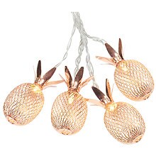 Festive Voice Pineapple Metal Mesh String Lights | Walgreens