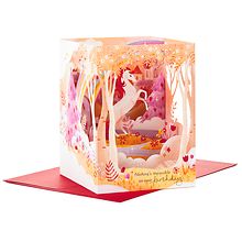 Paper Wonder 3D Pop-Up Birthday Card (Unicorn Magical Day) E101 | Walgreens