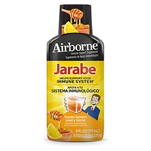 Airborne Jarabe with Vitamin C and Immune Support Supplement Honey ...