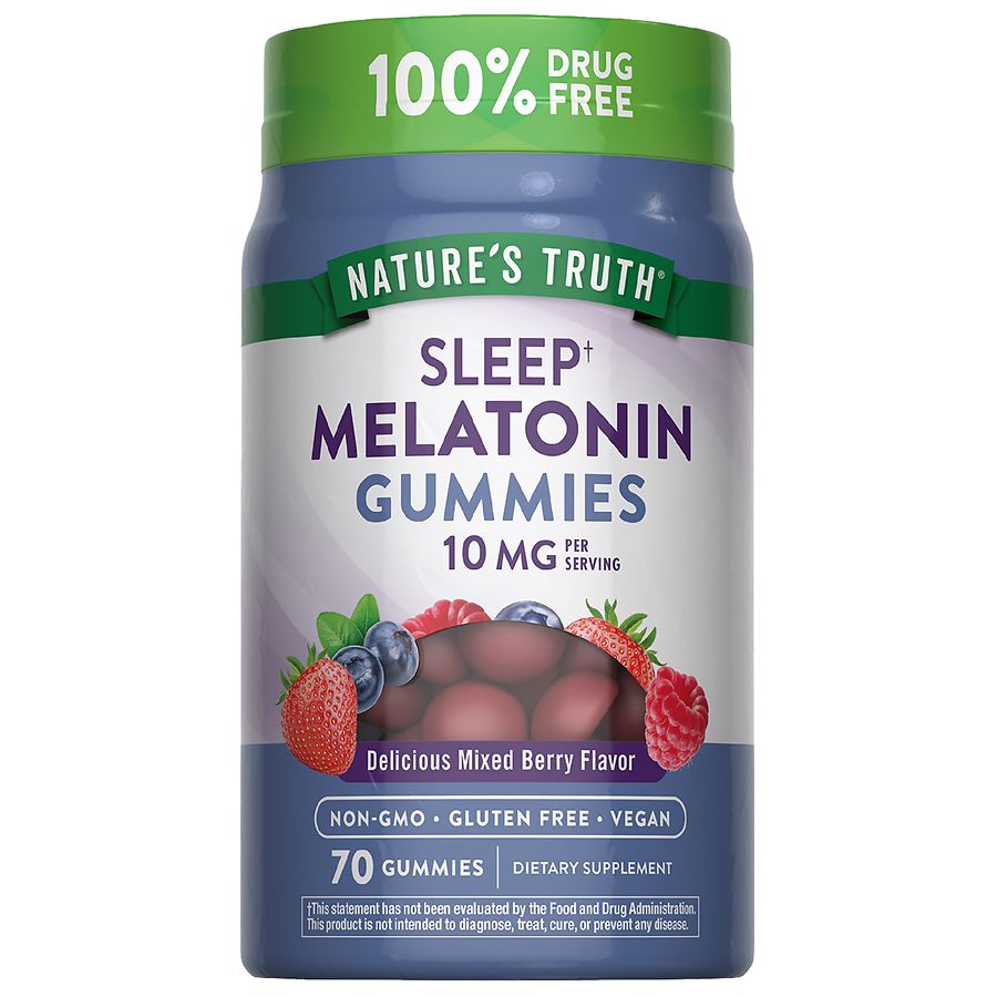 Nature's Truth Sleep Melatonin Gummies Mixed Berry | Walgreens