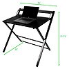Mind Reader 2 Tier Folding Laptop Desk, Black | Walgreens