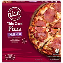 Nice! Thin Crust Pizza Three Meat | Walgreens
