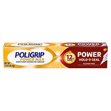 Super Poligrip Denture Adhesive Cream Power Max | Walgreens
