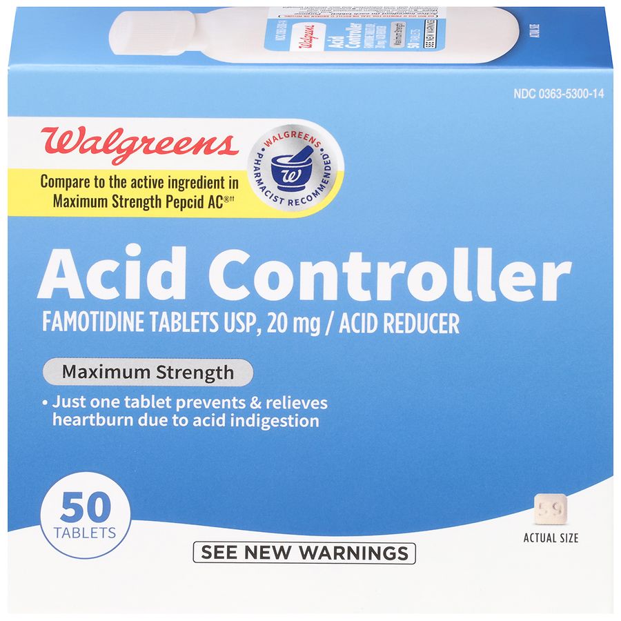 Walgreens Maximum Strength Acid Controller Tablets | Walgreens
