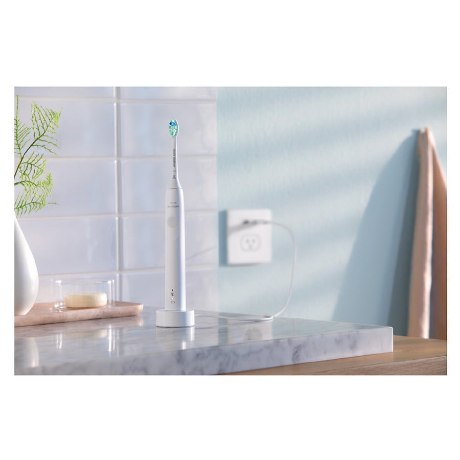 4100 Power Toothbrush Rechargeable Electric Toothbrush with Pressure ...