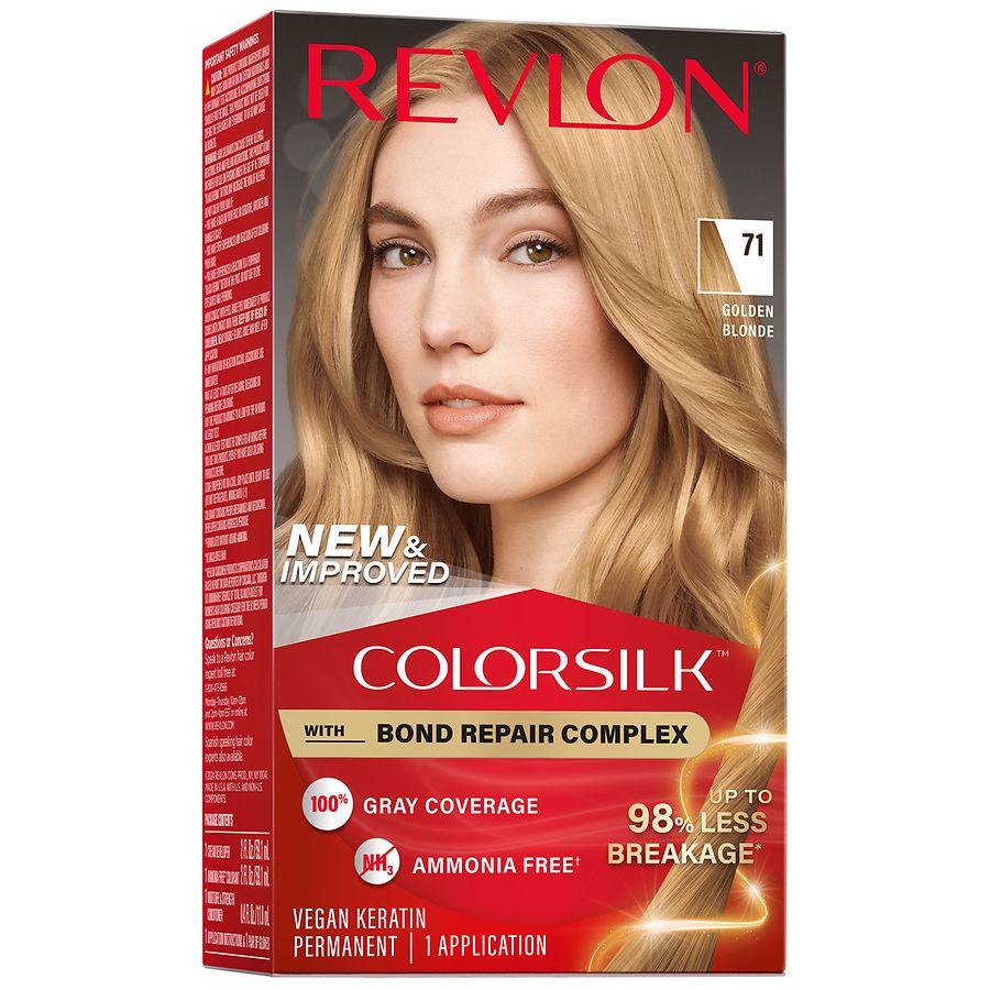Revlon ColorSilk Permanent Hair Color, Golden Blonde | Walgreens