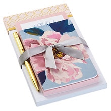 Hallmark Floral Notepad Bundle with Pen, Pretty Pinks | Walgreens