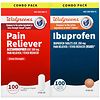 Walgreens Pain Reliever Caplets and Ibuprofen Tablets Combo Pack ...