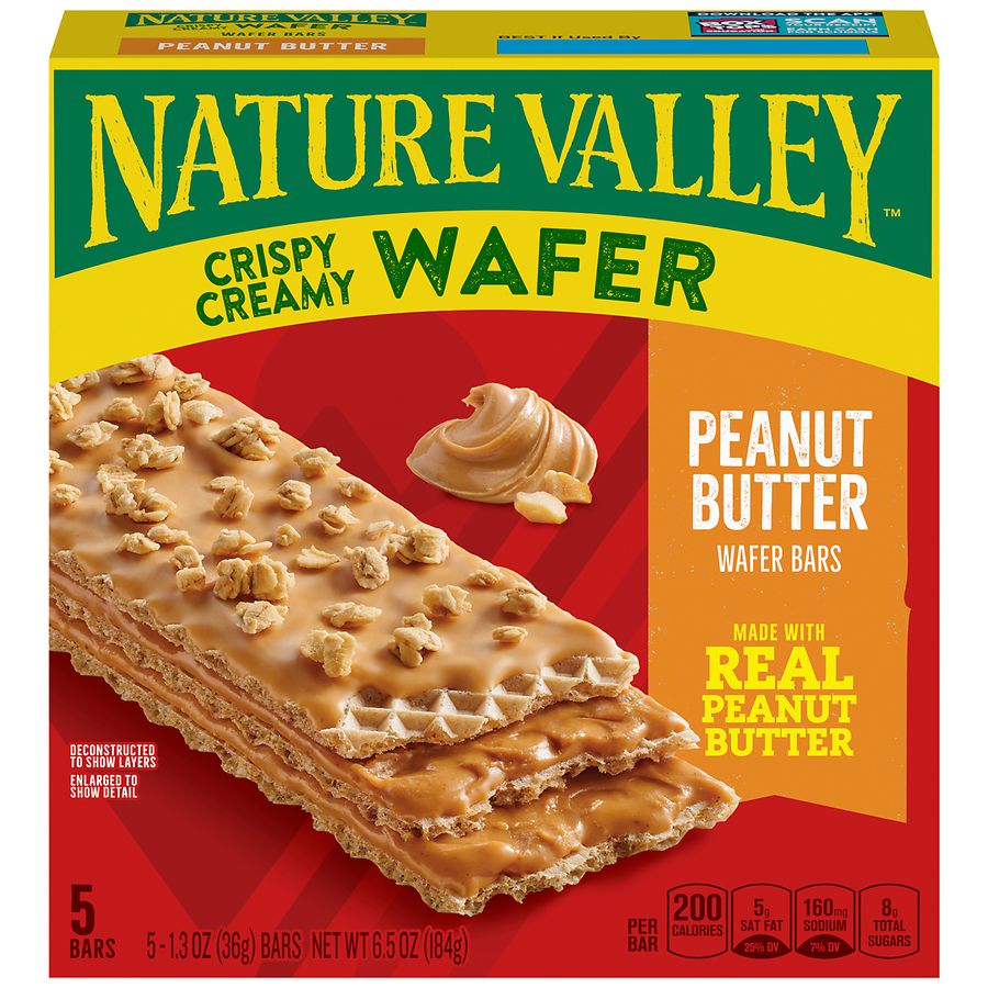 Nature Valley Wafer Bars Peanut Butter | Walgreens