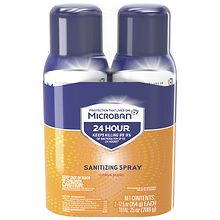 Microban 24 Hour Disinfectant Sanitizing Spray Citrus | Walgreens