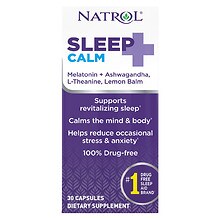 Natrol Sleep+ Calm Capsules | Walgreens