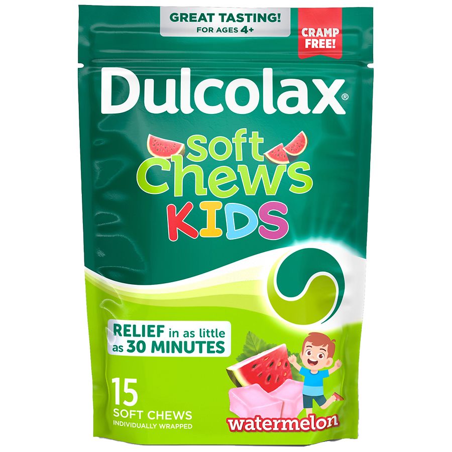 Dulcolax Kids Saline Laxative Soft Chews Watermelon | Walgreens