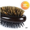 Firstline Evolve Boar Bristles - Oval Paddle Hair Brush, Double Sided ...