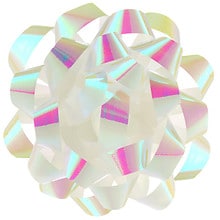 Hallmark Gift Bow, Iridescent White Metallic | Walgreens