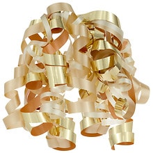 Hallmark Curly Ribbon Gift Bow, Ivory/Gold Metallic | Walgreens