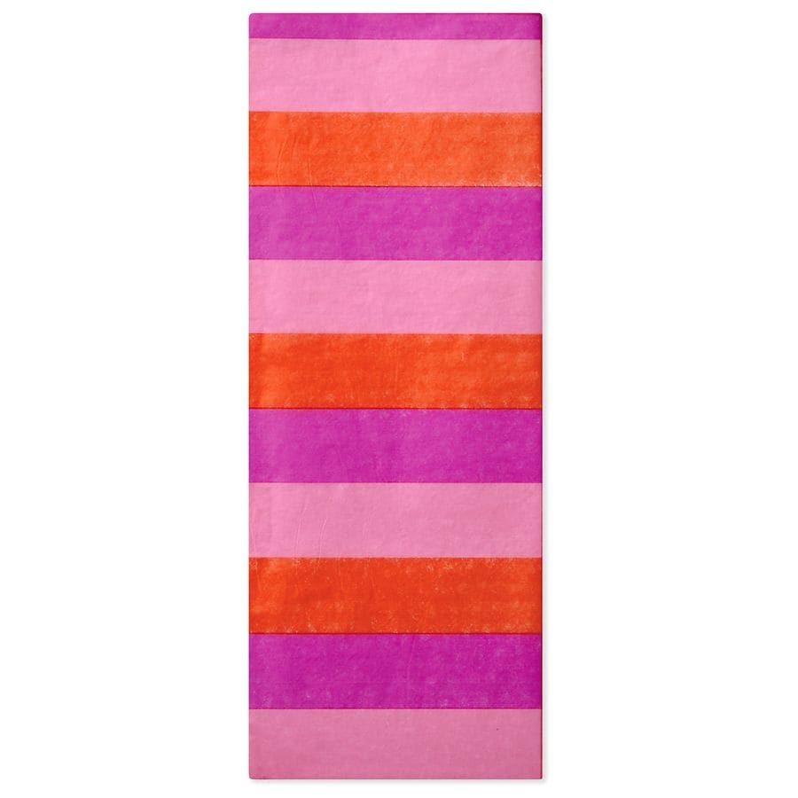 Hallmark Tissue Paper, Bold Pink Stripe | Walgreens