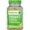 Walgreens Omega-3 Softgels (60 days) Natural Lemon | Walgreens