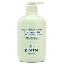 Pipette Baby Shampoo + Wash Fragrance Free | Walgreens