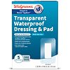 Walgreens Transparent Waterproof Dressing & Pad 2.38 in x 4 in | Walgreens