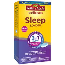 Nature Made WellBlends Sleep Longer Tri-Layer Tablets | Walgreens