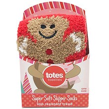 Slipper Socks, Gingerbread | Walgreens