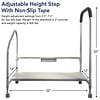step2health Bed Rails For Elderly with Adjustable Height Bed Step White ...