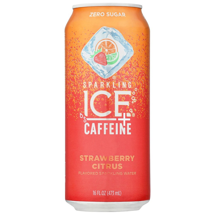Sparkling Ice +Caffeine Strawberry Citrus Sparkling Water | Walgreens