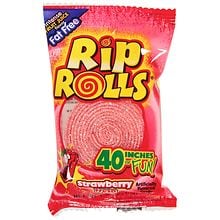 Rip Rolls Candy Strawberry | Walgreens