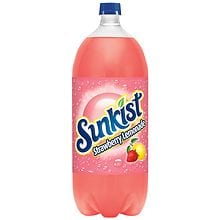 Sunkist Soda, Bottle Strawberry Lemonade, 2 Liter Bottle | Walgreens