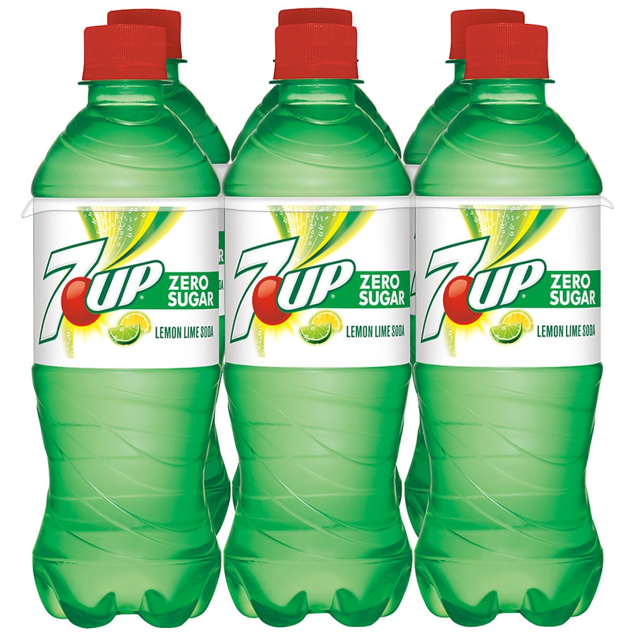 7-UP Zero Sugar Lemon Lime Soda 6 Pack Bottle | Walgreens