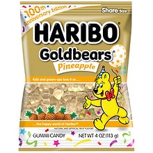 Haribo 100th Anniversary Gummi Candy Pineapple | Walgreens