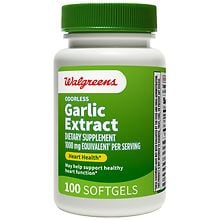Walgreens Odorless Garlic Extract 1000mg | Walgreens