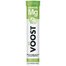 Voost Magnesium Sugar Free Effervescent Tablets for Muscle Health Fizzy ...