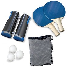 Sharper Image 7-Piece Retractable Tabletop Tennis Game Set | Walgreens