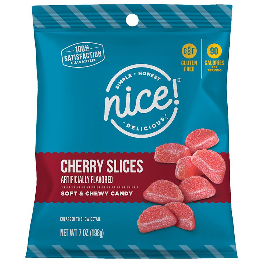 Nice! Jelly Slices Candy Cherry | Walgreens