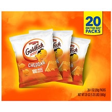 Goldfish Cheddar Baked Snack Crackers Trick or Treat Bags Cheddar ...