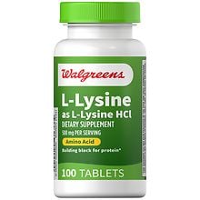 Walgreens L-Lysine as L-Lysine HCl 500 mg Tablets | Walgreens