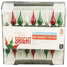 Festive Voice LED Mini Teardrop Light Set | Walgreens