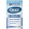 Colace Regular Strength Stool Softener, Docusate Sodium, 100 mg ...