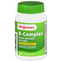 Walgreens B-Complex with Vitamin C Tablets (100 days) | Walgreens