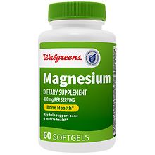 Walgreens Magnesium 400 mg Softgels (60 days) | Walgreens