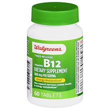 Walgreens Timed Release Vitamin B12 1000 mcg Tablets (60 days) | Walgreens
