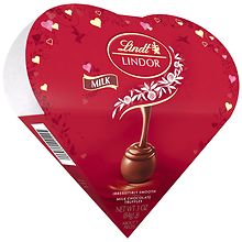 Lindt Valentine's Lindor Milk Chocolate Truffles Friendship Heart ...