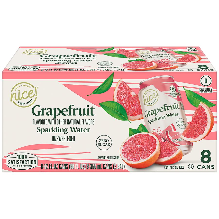 Nice! Sparkling Water Grapefruit | Walgreens