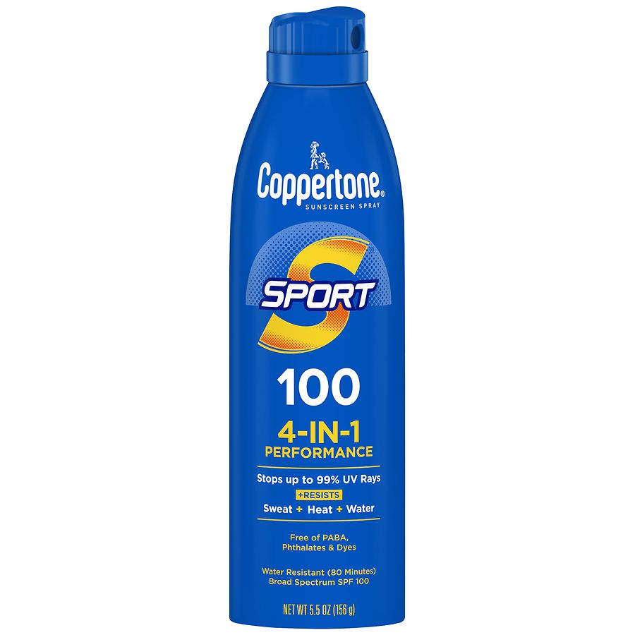 Coppertone Sport Sunscreen Spray, SPF 100 | Walgreens
